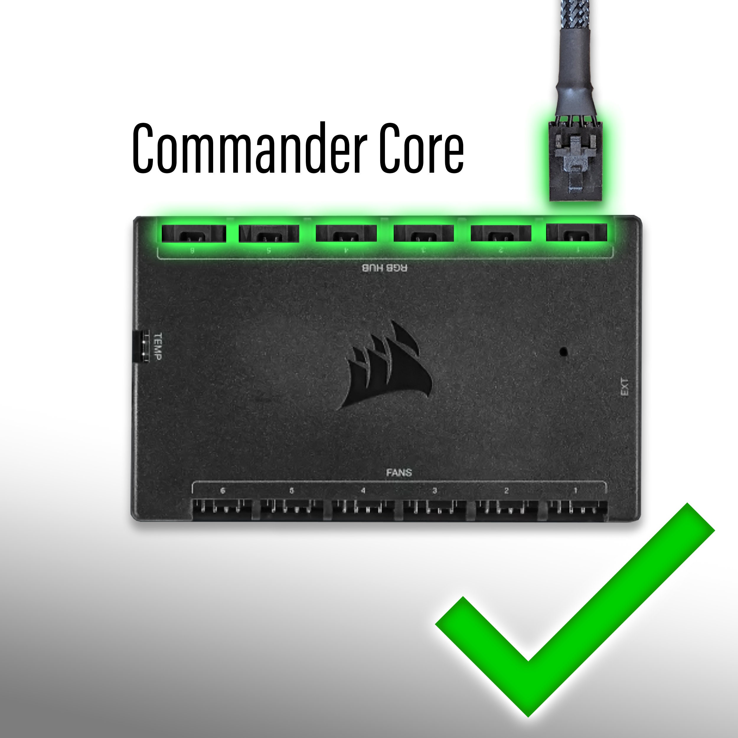 Corsair RGB Fan Hub to Standard ARGB 3-pin 5V Adapter (male/female) - Etsy