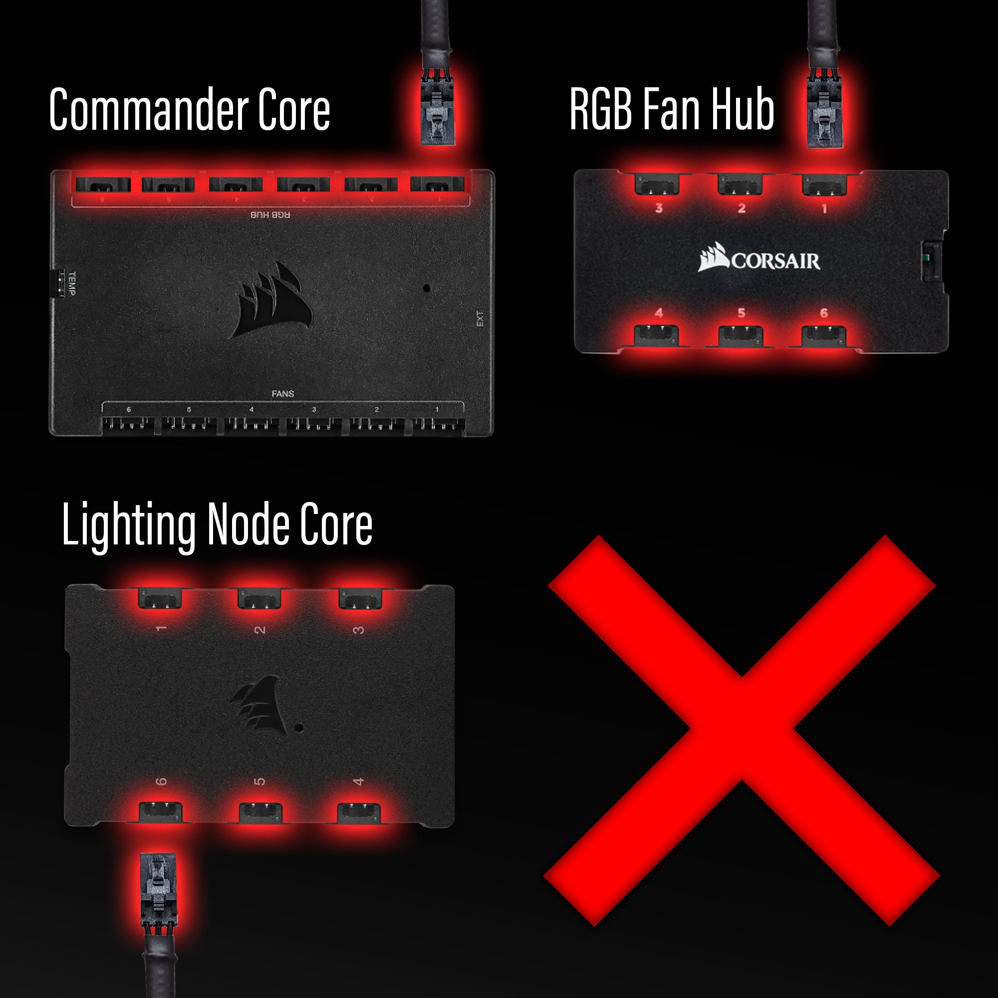 Corsair RGB to Standard ARGB 3-pin 5V Adapter (male/female) - Etsy