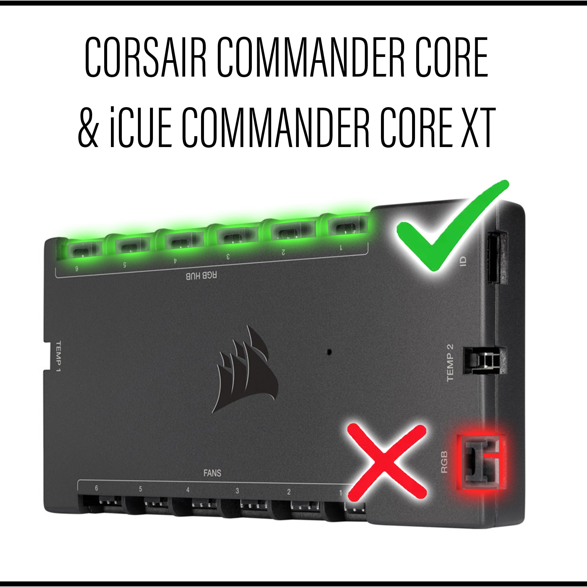 Corsair RGB Fan Hub Extension Adapter - Etsy