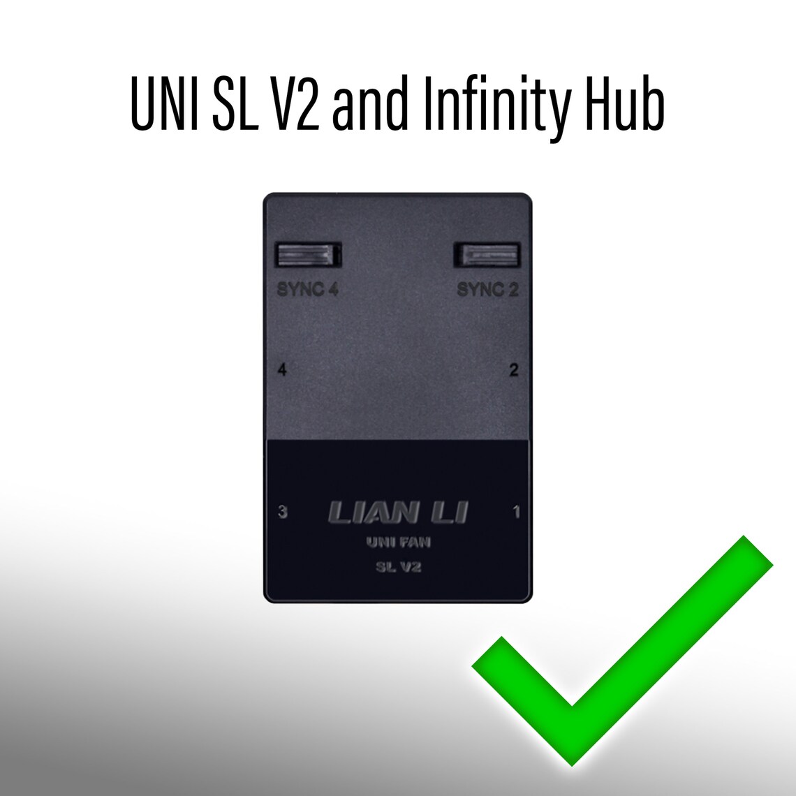 Lian Li 7-pin Uni SL Fan Hub to Standard ARGB 3-pin 5V and Pwm Fan ...