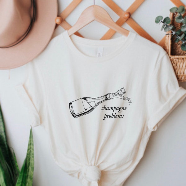 Champagne Tshirt - Etsy