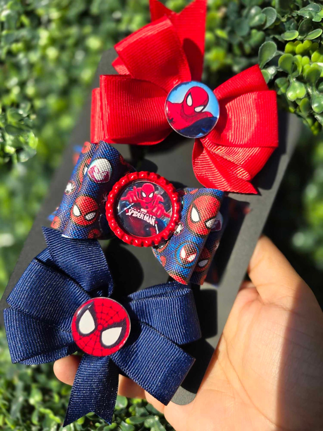 Spiderman Bow Set - Etsy