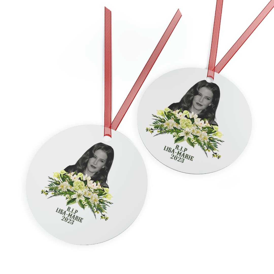 RIP Lisa Marie Keepsake Ornament, Lisa Marie R.i.p Gift, Tribute to ...