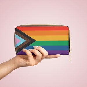 LGBT Wallet, Pride Aesthetic Purse, Rainbow Wallet, Faux Leather Lgbt ...