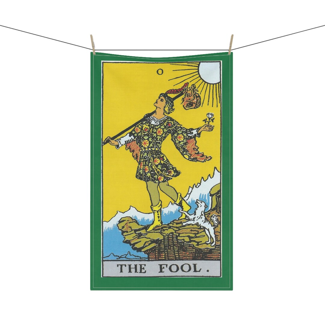 Tarot Card Kitchen Towel Tarot Towel Tarot Card Kitchen - Etsy