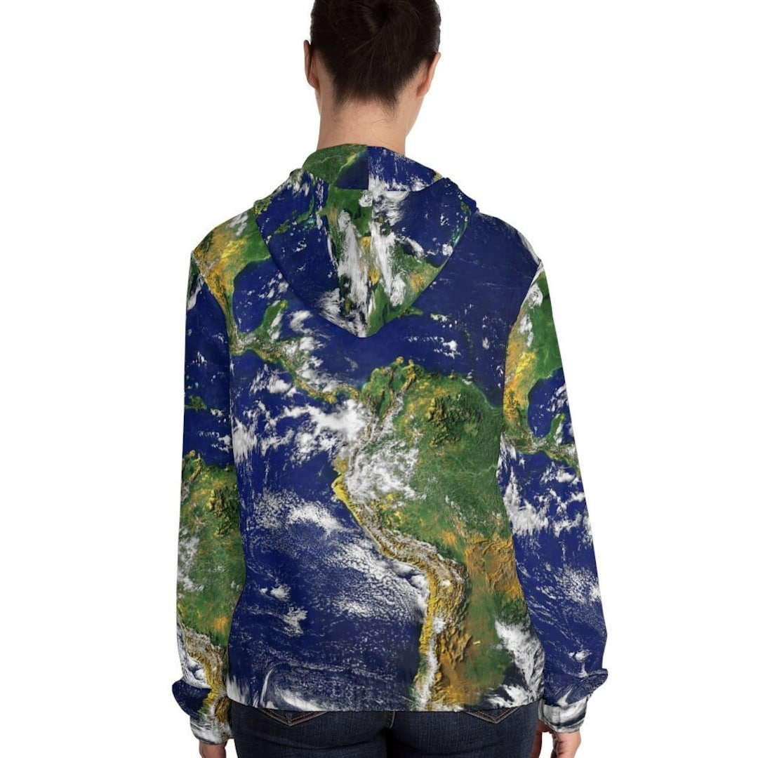 Earth Shirt Flat Earth Shirt Map Hoodie Earth Hooded Sweat - Etsy