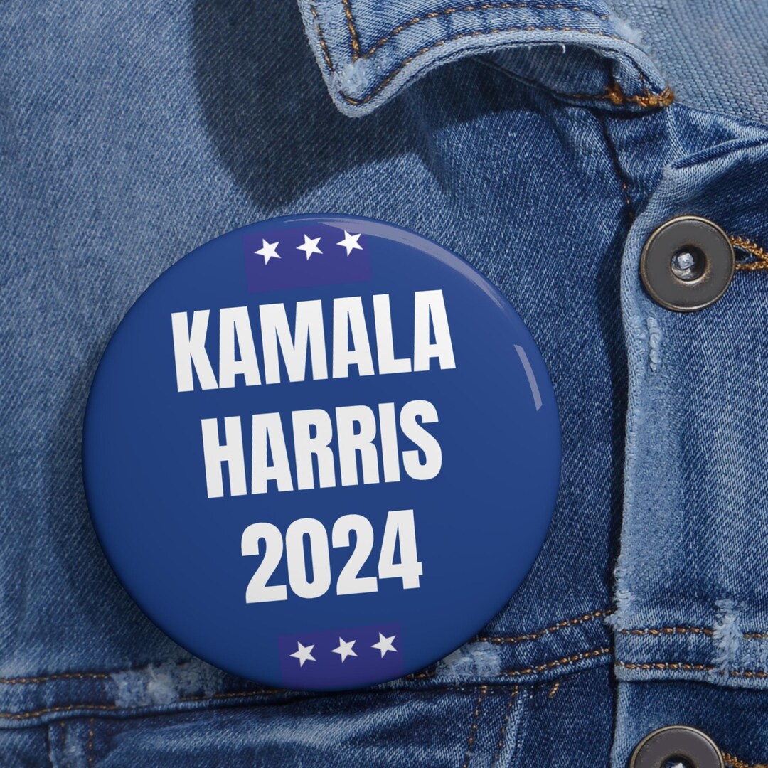 Harris Pin, Kamala Pin, Large Harris Pin, Harris Badge, Kamala Harris ...