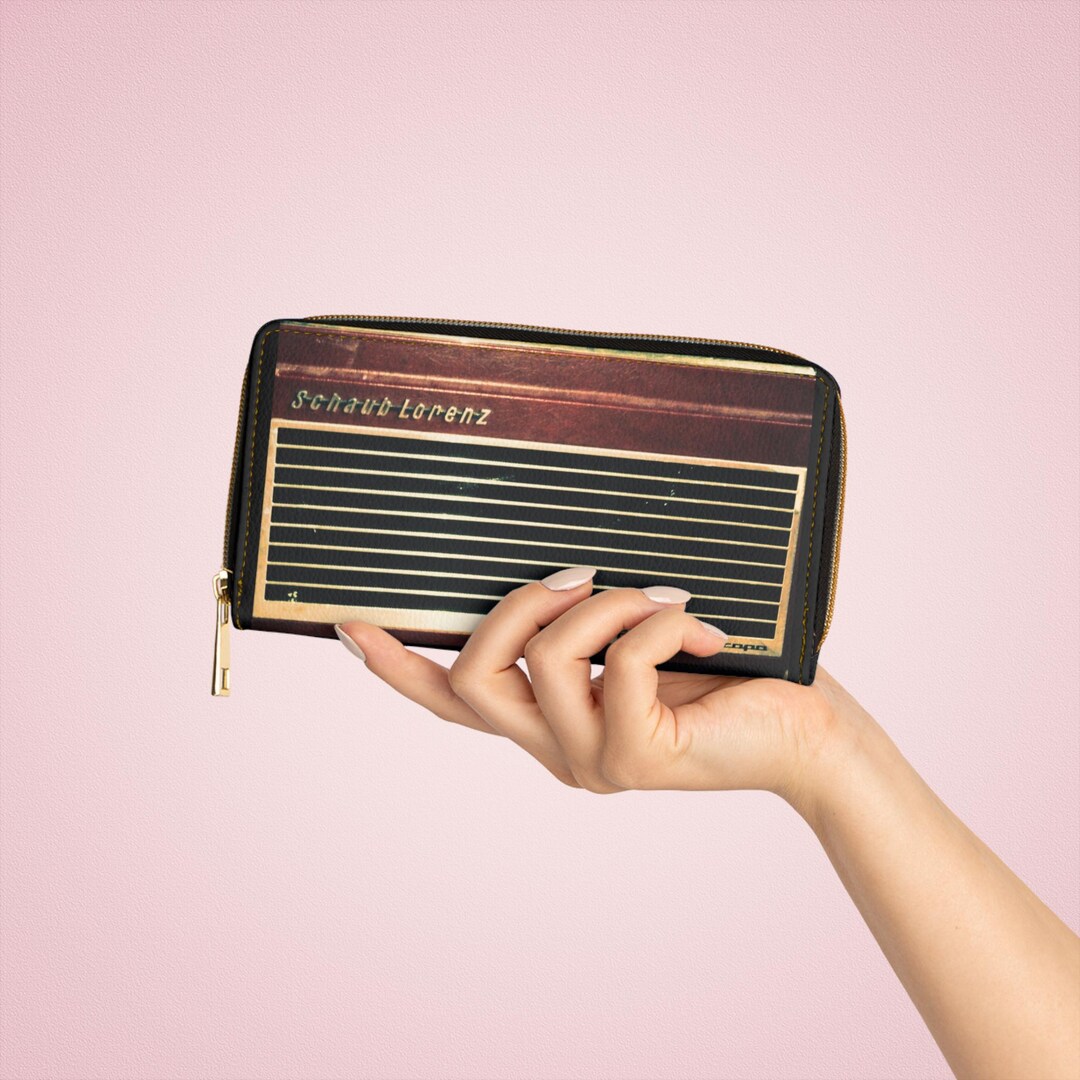Vintage Radio Zipper Wallet, Retro Coin Purse, Music Lover Gift, 1950s ...