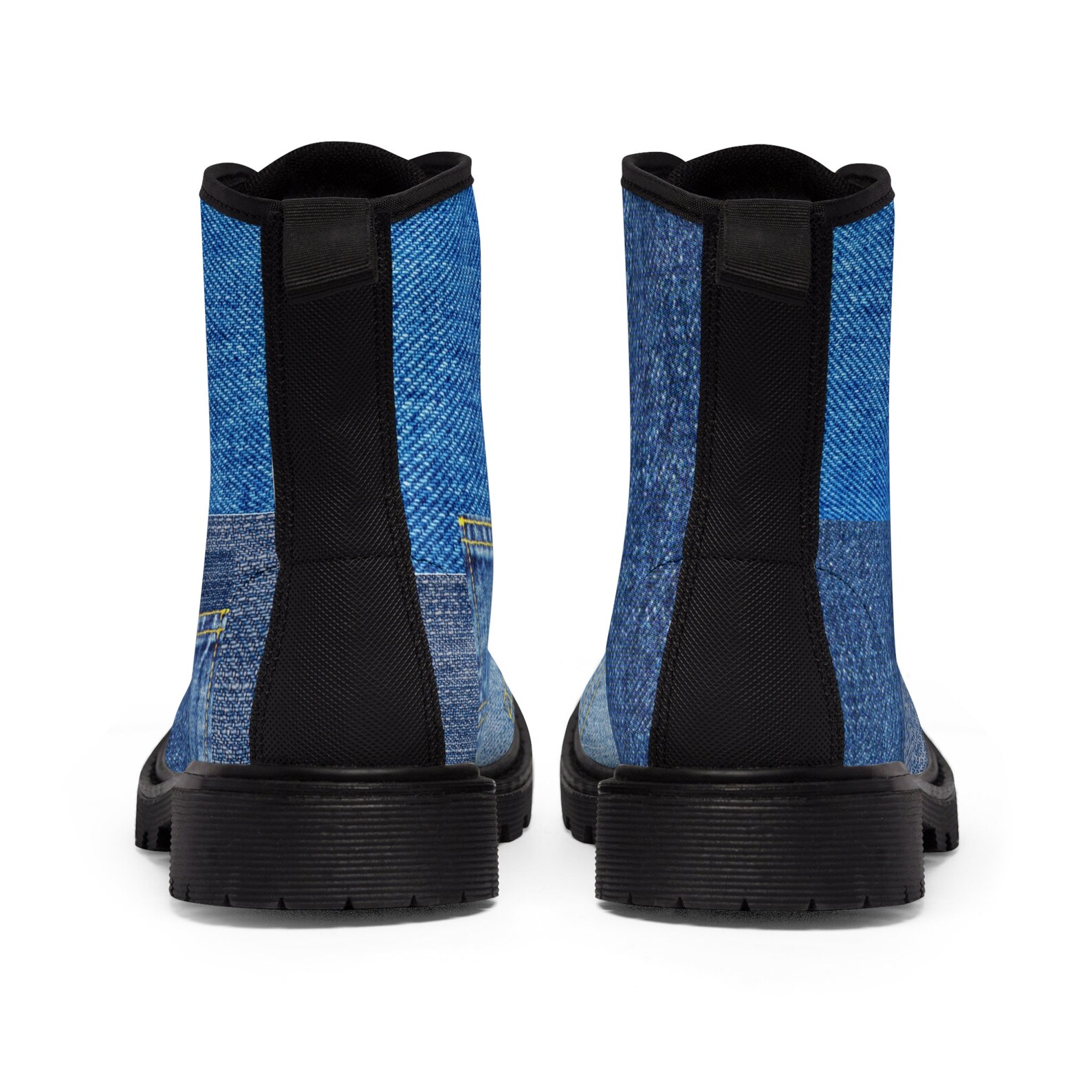Women's Canvas Boots Women's Denim Boots Denim - Etsy