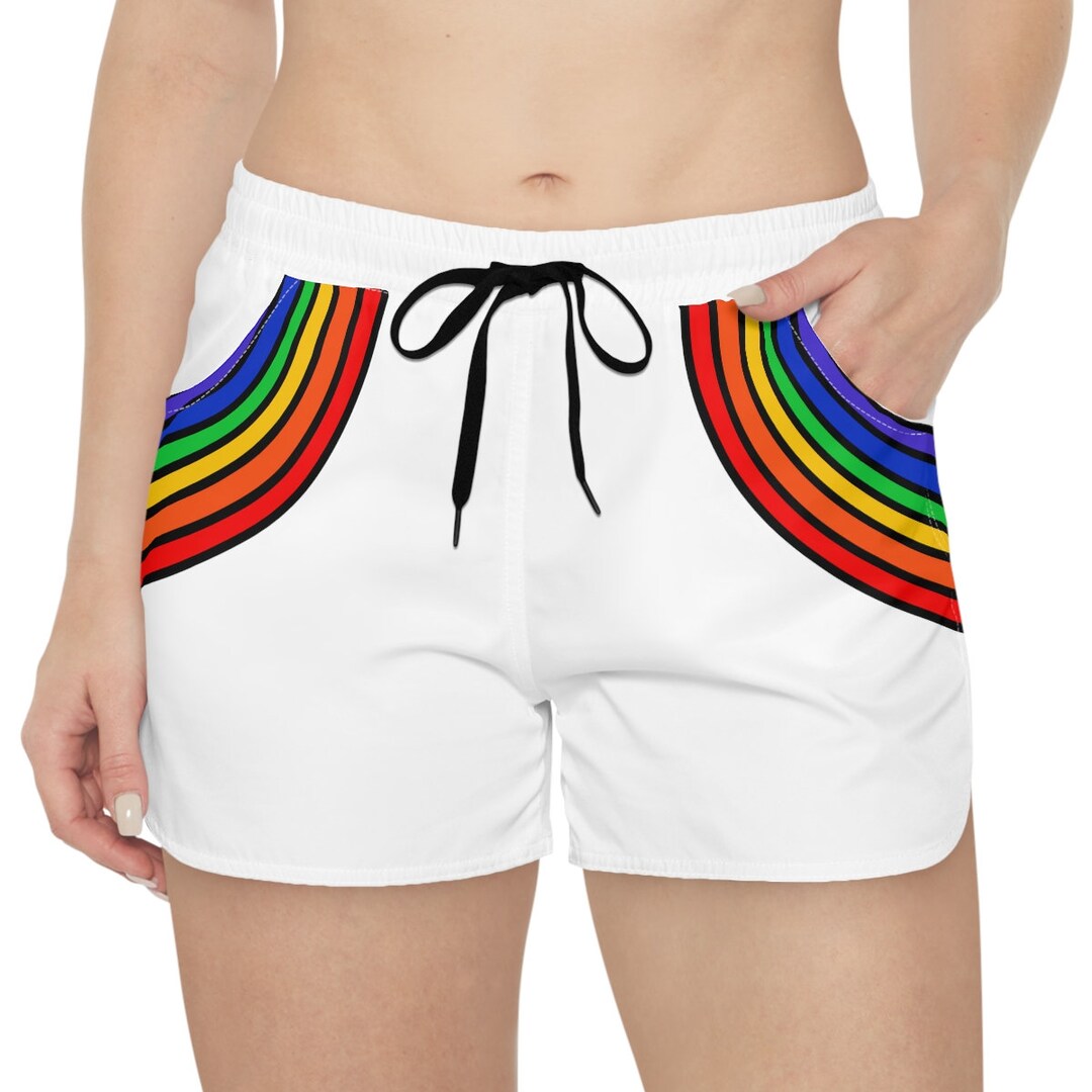 Pride Shorts Urban Aesthetic Rainbow Running Shorts Gay - Etsy