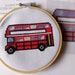 London Bus Cross Stitch Pattern, Vintage British Icon Sewing Design ...