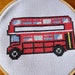 London Bus Cross Stitch Pattern, Vintage British Icon Sewing Design ...