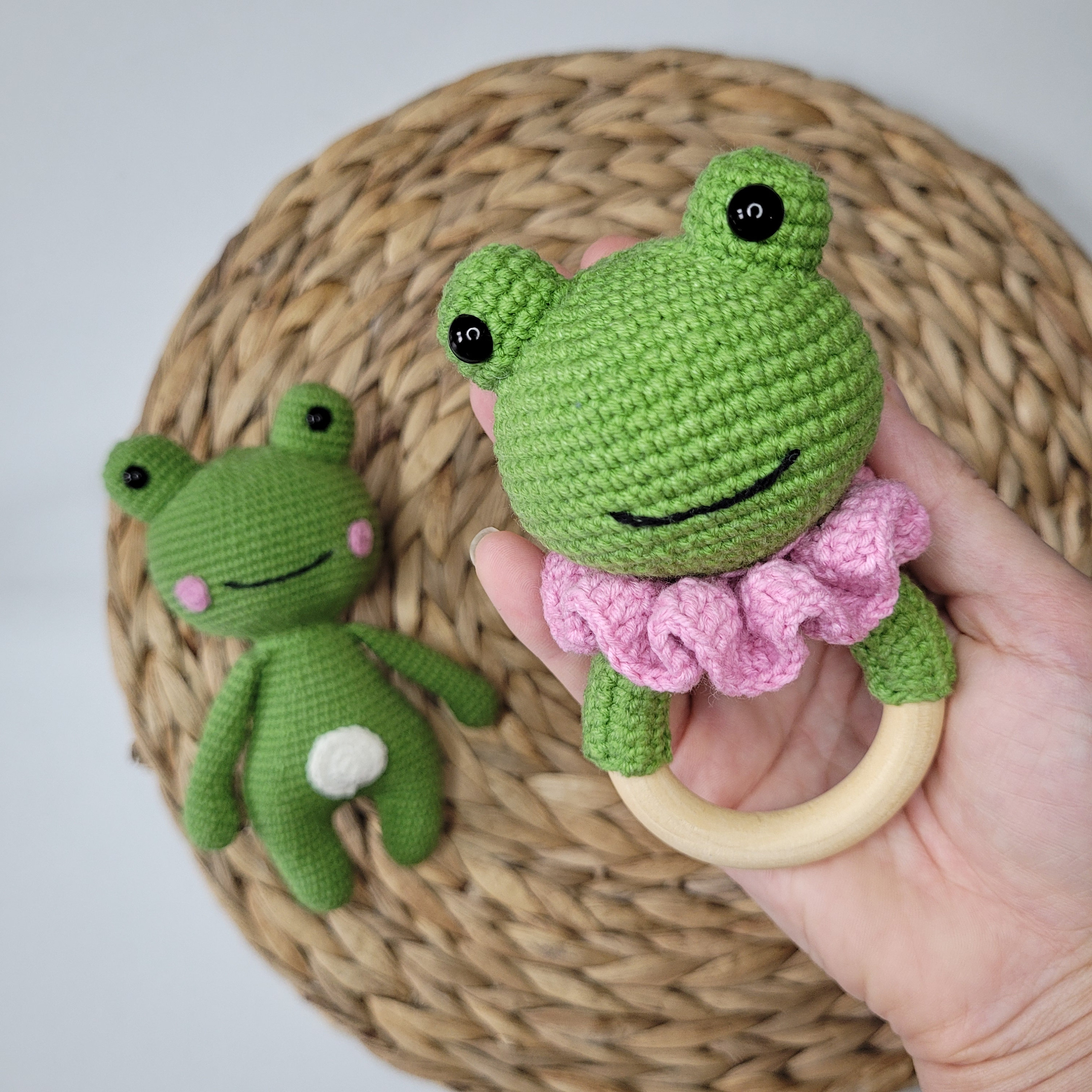 Crochet Pattern Frog Rattle Amigurumi Pattern Digital Pattern Instant ...