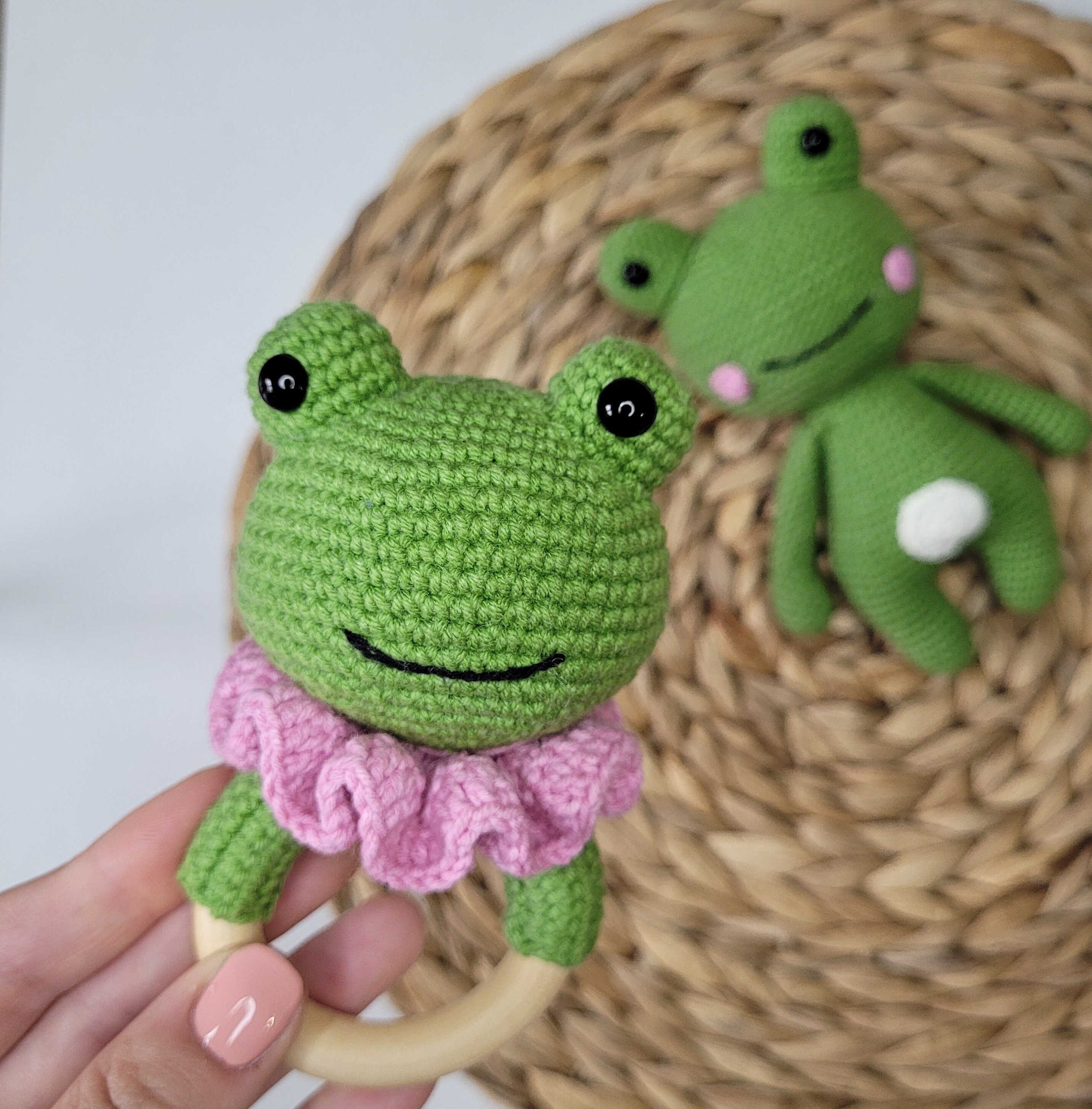 Crochet Pattern Frog Rattle Amigurumi Pattern Digital Pattern Instant ...
