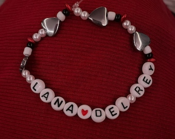 Lana Del Rey West Coast Beaded Bracelet - Etsy