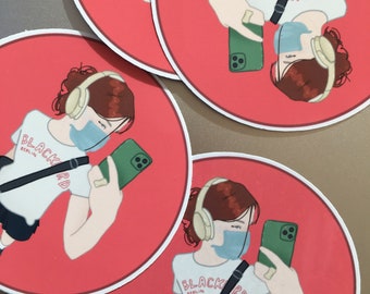 Selfie Mirror Sticker - Etsy