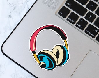 Headphones Sticker - Etsy