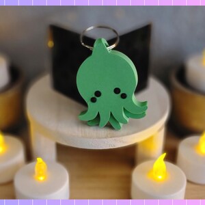 Cute Cthulhu Keychain | 3D Printed | Holoprops - Etsy