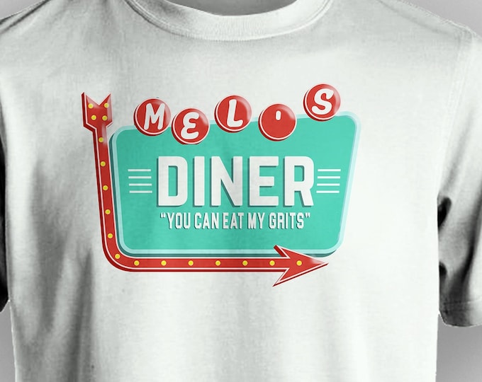 Vintage 70s TV Show Mel's Diner T-shirt FREE Shipping - Etsy