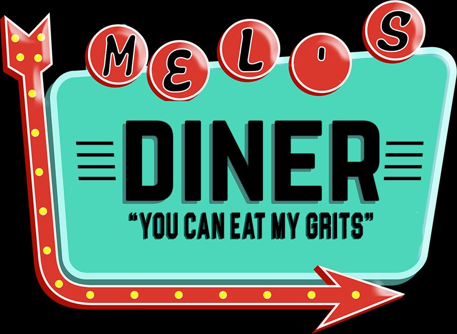Vintage 70s TV Show Mel's Diner T-shirt FREE Shipping - Etsy