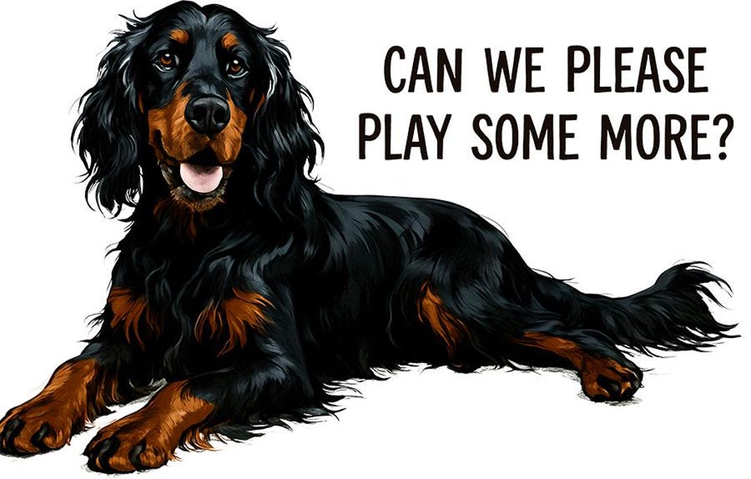 Can We Please Play More? | Funny Gordon Setter-shirt | Dog Lover Gift ...