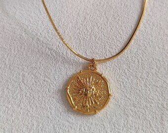 Gold Apollo Necklace - Etsy