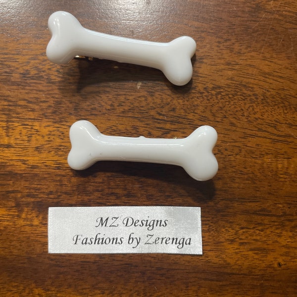 Bone Hair Clip - Etsy