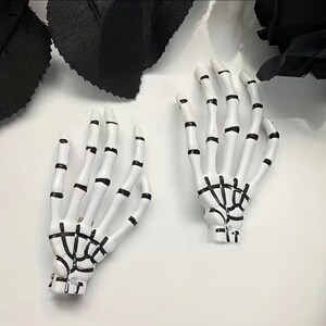 Skeleton Hand Hair Clip - Etsy