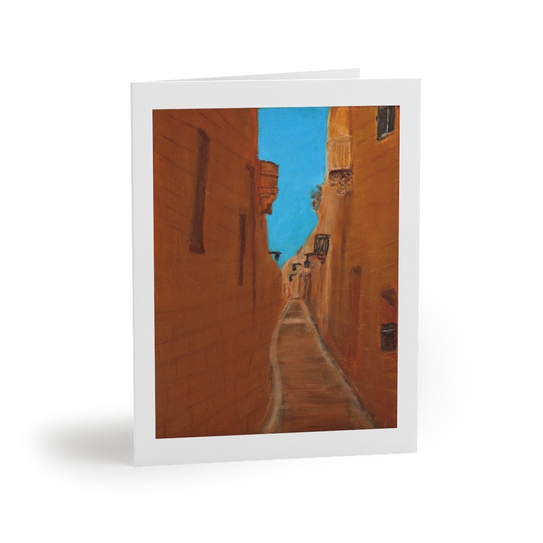 Alley Greeting Card With Envelope (8 Cards) - Etsy