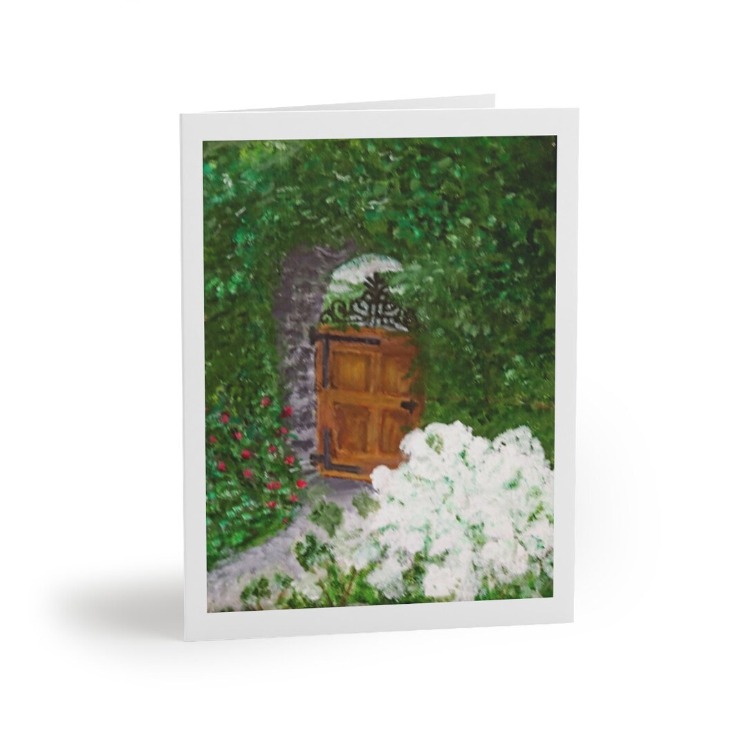 Gate Greeting Card With Envelope (8 Cards) - Etsy