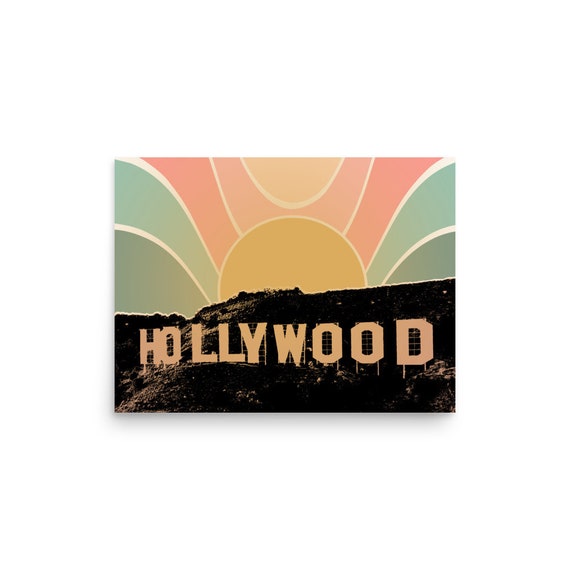 Hollywood Sign Graphic