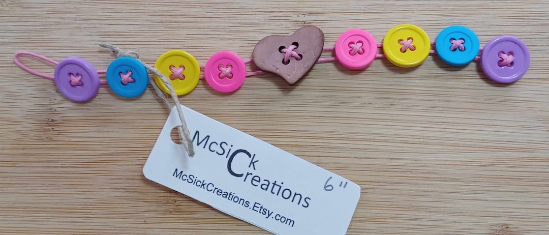 Button Bracelets With Loop Closure - Etsy