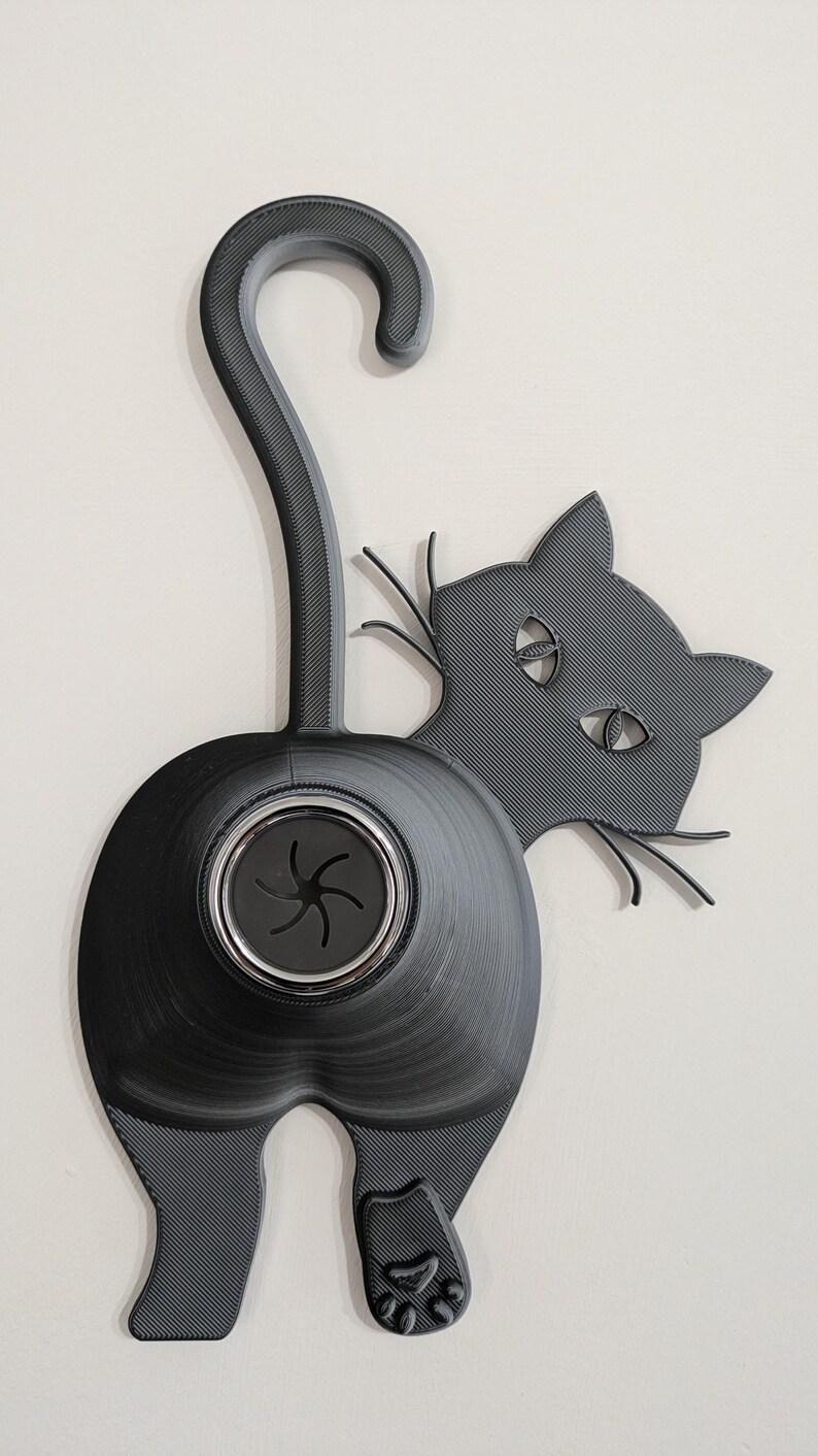 Cat Bum Towel Holder - Etsy