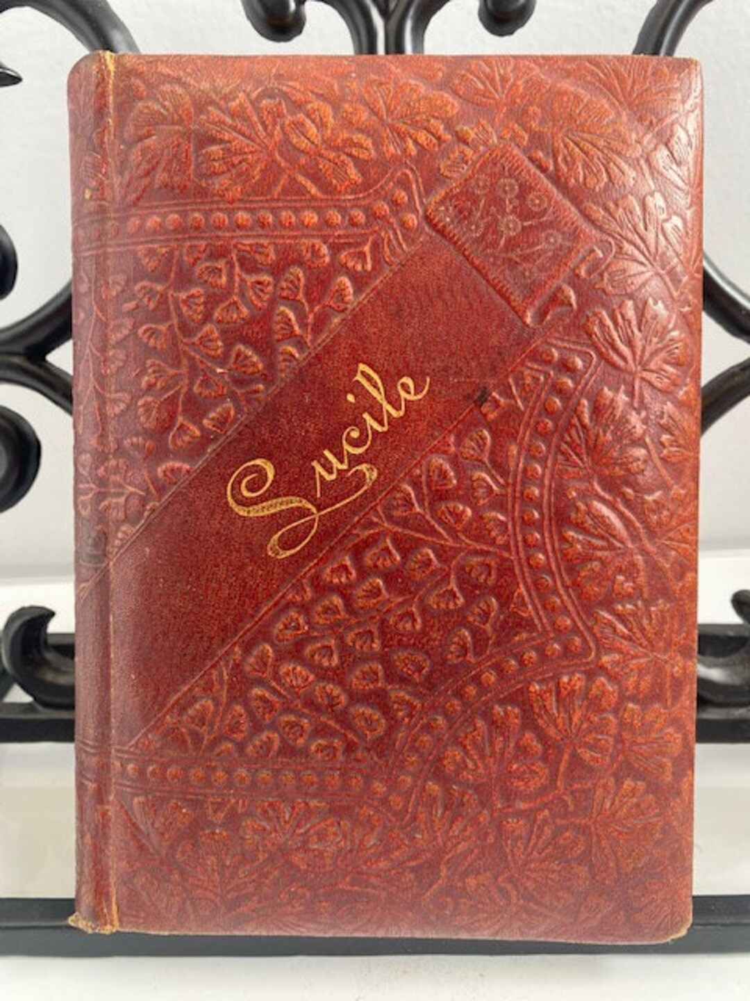 Rare 1885 Book 'lucille' by Owen Meredith, With a Soft Leather Cover - Etsy