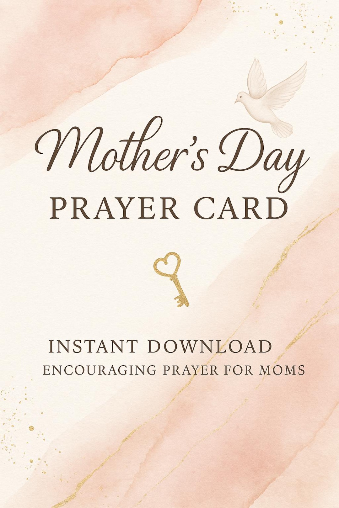 Mother’s Day Prayer Card | Encouraging Digital Download for Moms - Etsy
