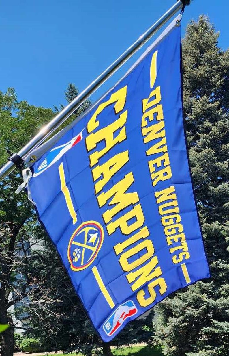Denver Nuggets Champions Jumbo Letters Flag - Etsy