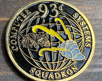 Usaf Squadron Coin - Etsy