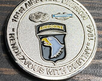 101st Airborne Challenge Coin - Etsy