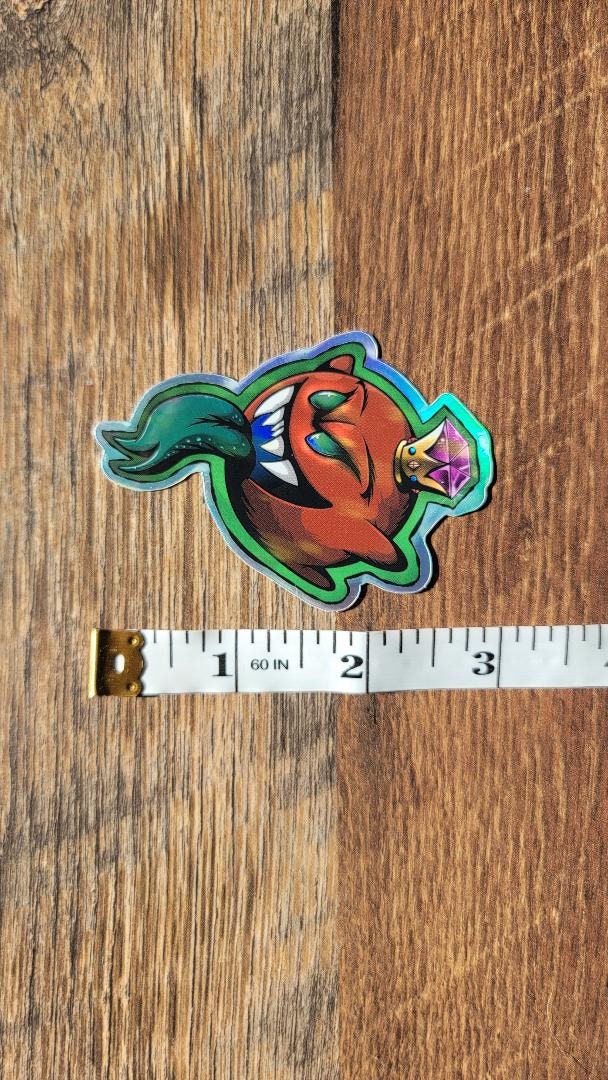 Nintendo - Boo - King Boo - Mario - Holographic Sticker - Vinyl Sticker ...