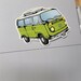 VW - Volkswagen - Bus - Automobile - Vinyl Sticker - Laptop-decal ...