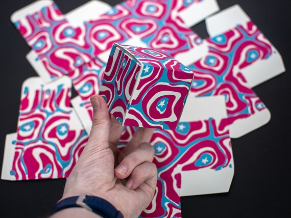 Captain America Cube limited Edition Screen Print - Etsy