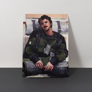 Ezra From Prospect pedro Pascal Art Print - Etsy