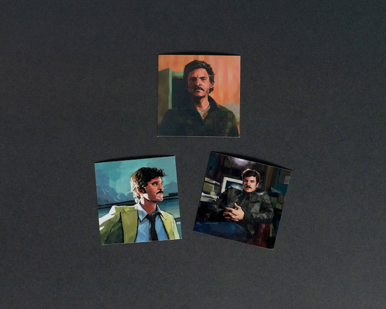 Pedro Pascal Art Sample Pack tiny Art Print Collection C - Etsy