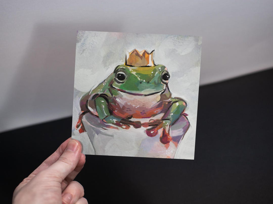 Frog Prince Art Print - Etsy