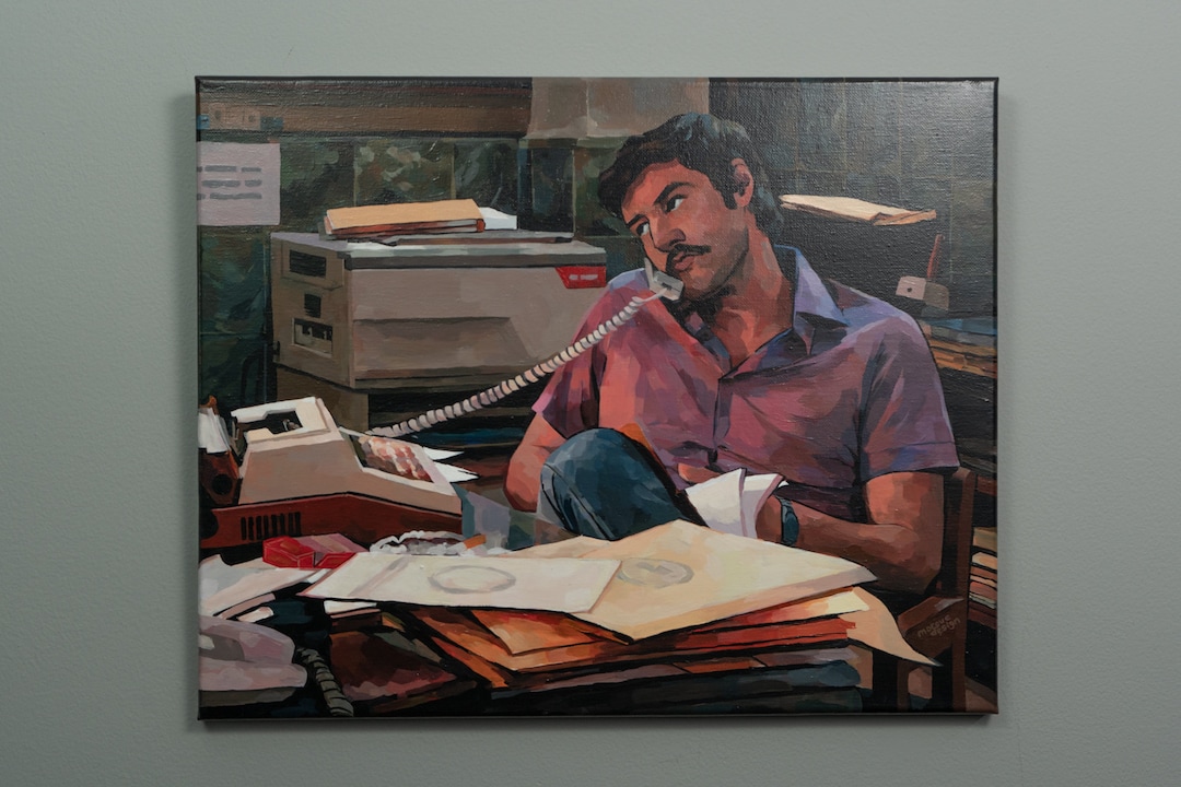 Pedro Pascal as Javi From Narcos original 16x20in Canvas Painting - Etsy