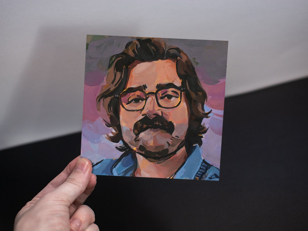 Eddy Burback Purple Art Print - Etsy