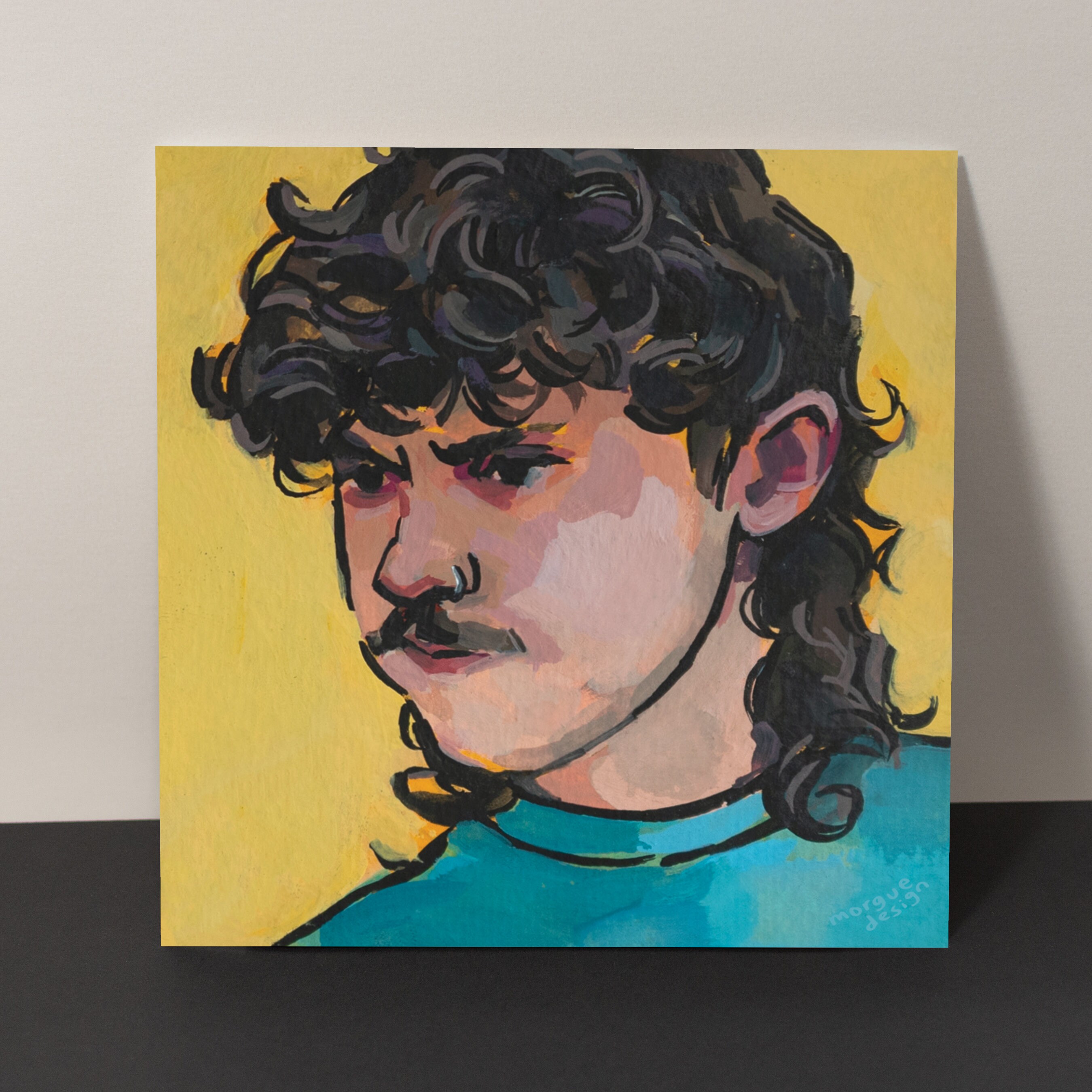 Kurtis Conner Yellow Art Print - Etsy