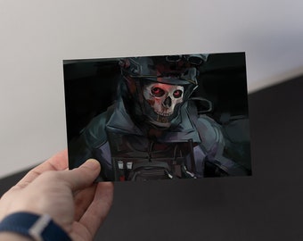 Simon Ghost Riley Print - Etsy