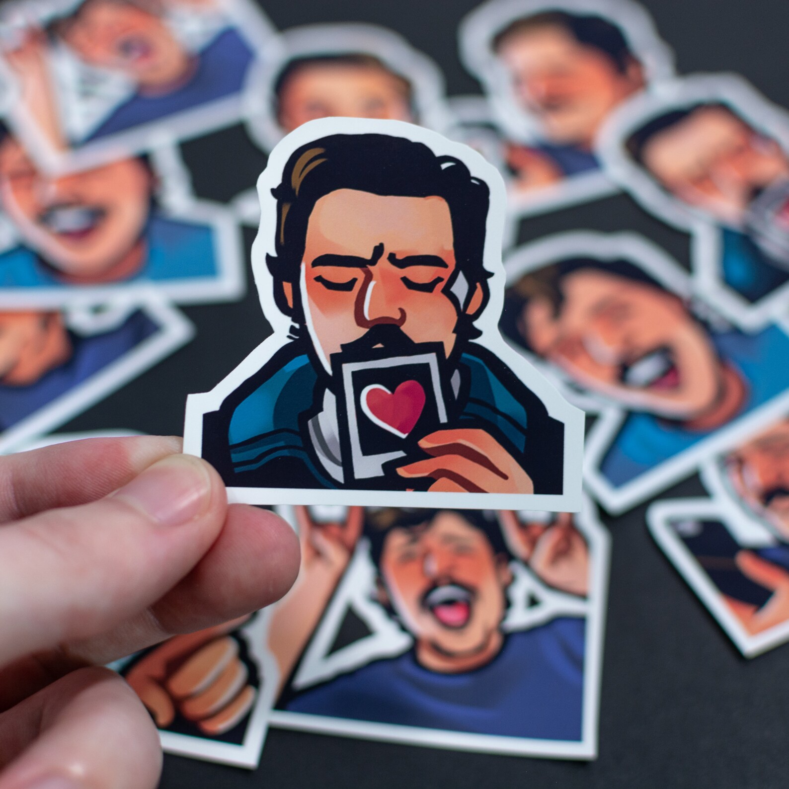 Pedro Pascal Emote Stickers - Etsy
