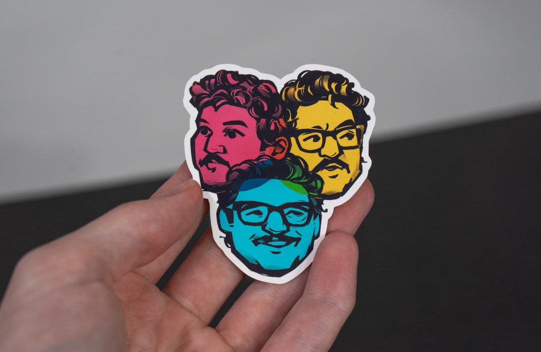 Pedro Pascal CMYK Venn Diagram Sticker - Etsy